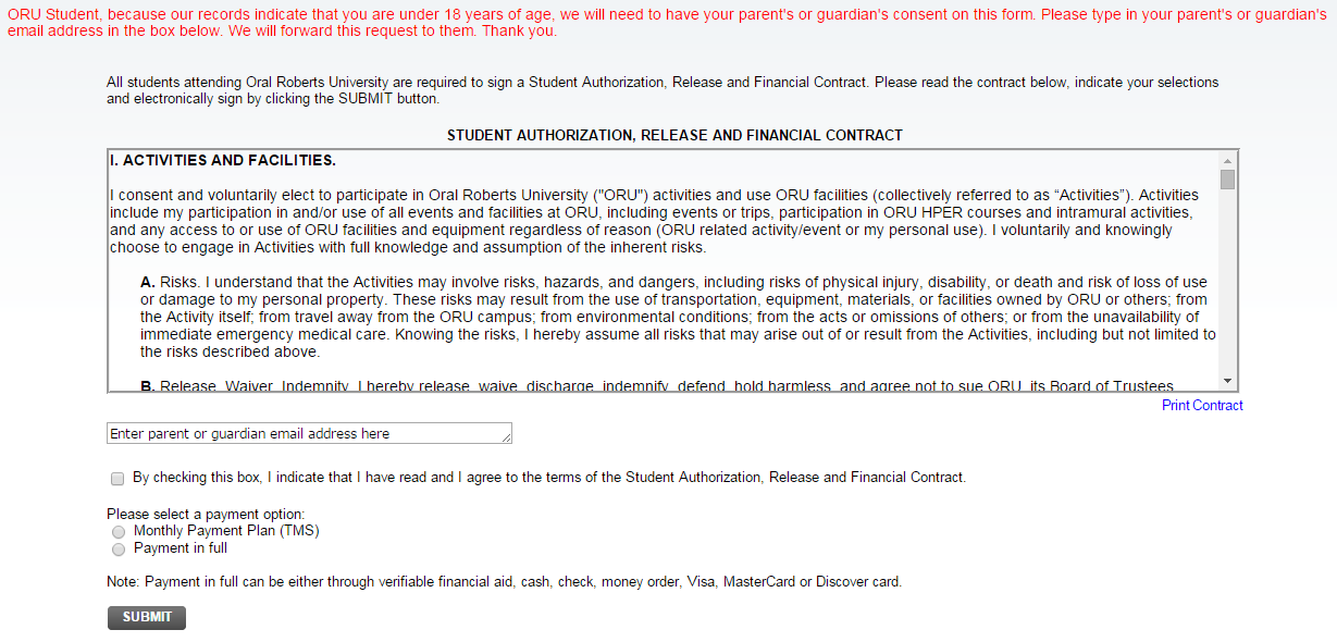 Complete Enrollment Advantage Oru